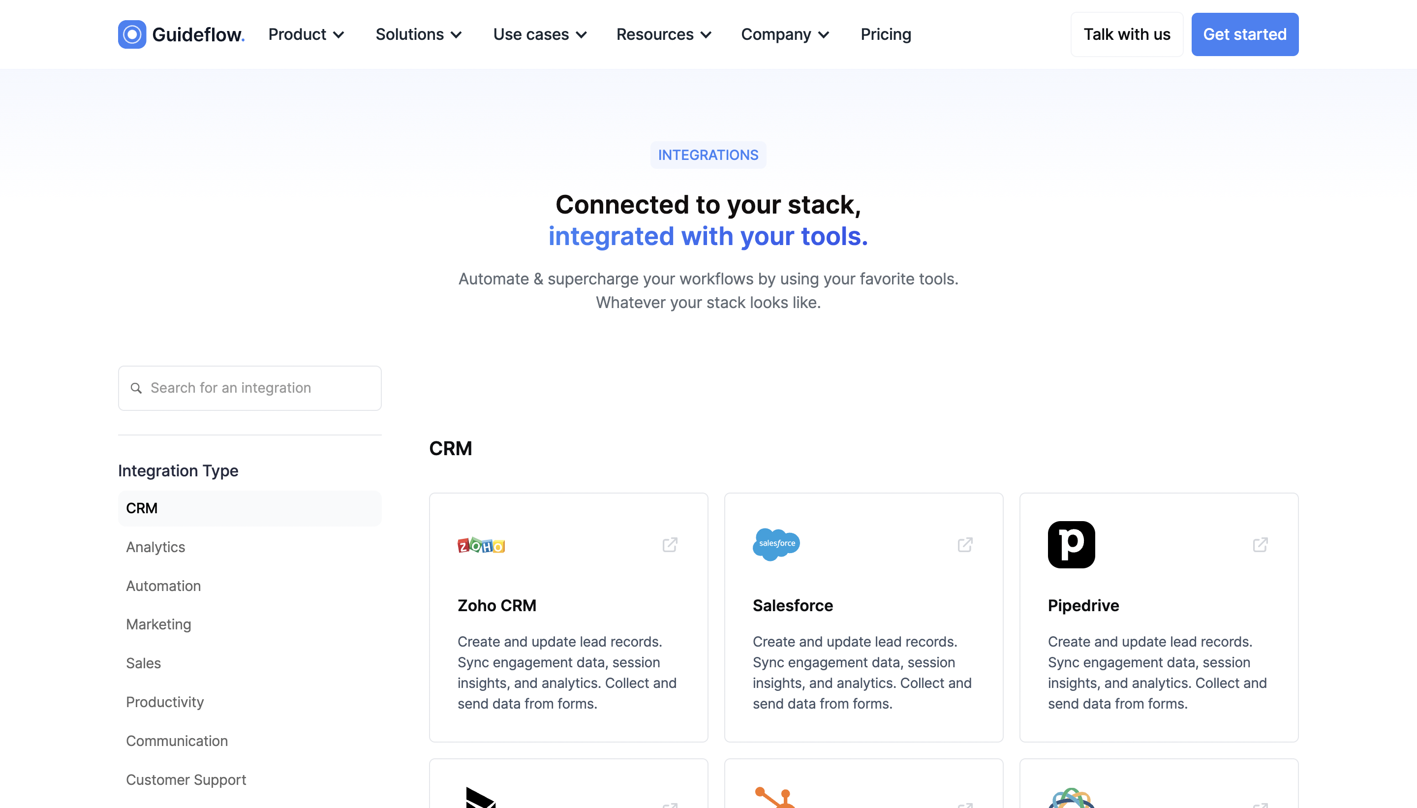 Guideflow - Interactive Product Demo Tools